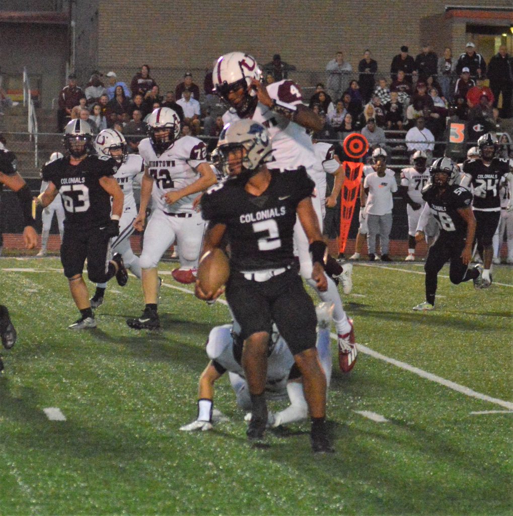 Packing a punch: Potkul paves way for Colonials’ 36-0 win over ...